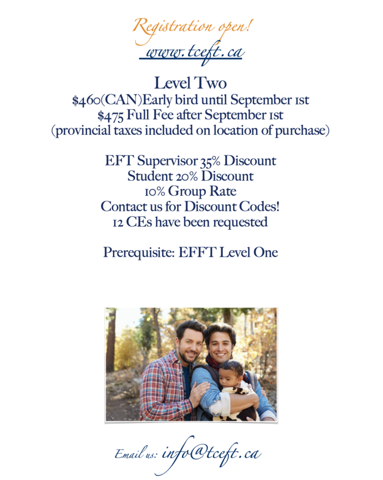 Emotionally Focused Family Therapy – Level 2